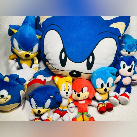 Sonic The Hedgehog | Toys | Sega Sonic The Hedgehog Plush Toys Sonic ...